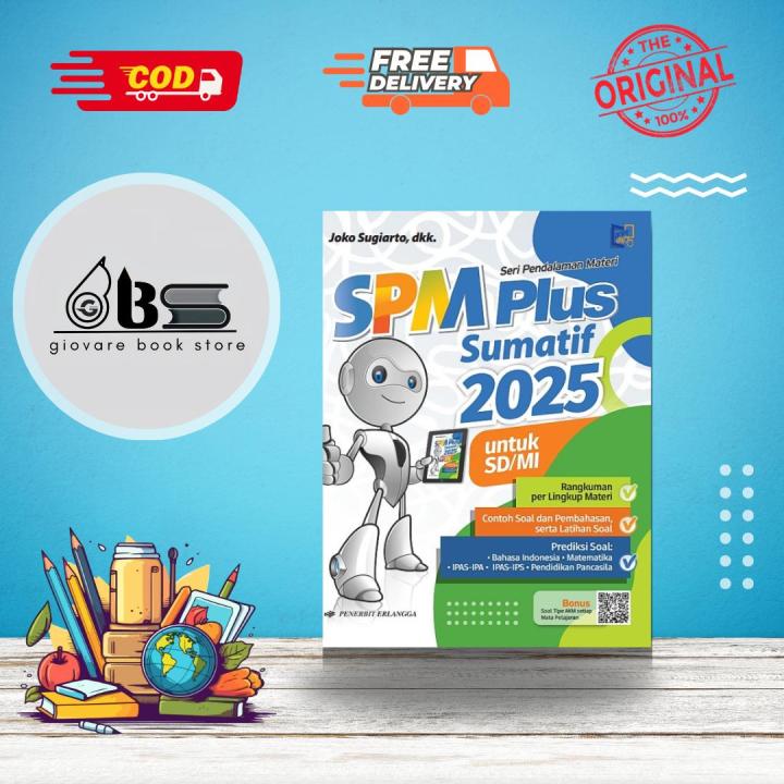 BUKU SPM PLUS SUMATIF 2025 ERLANGGA | BUKU UJIAN SEKOLAH SPM PLUS ...