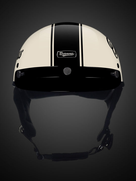 Japanese retro helmet male plus size calf electric motorcycle helmet ...