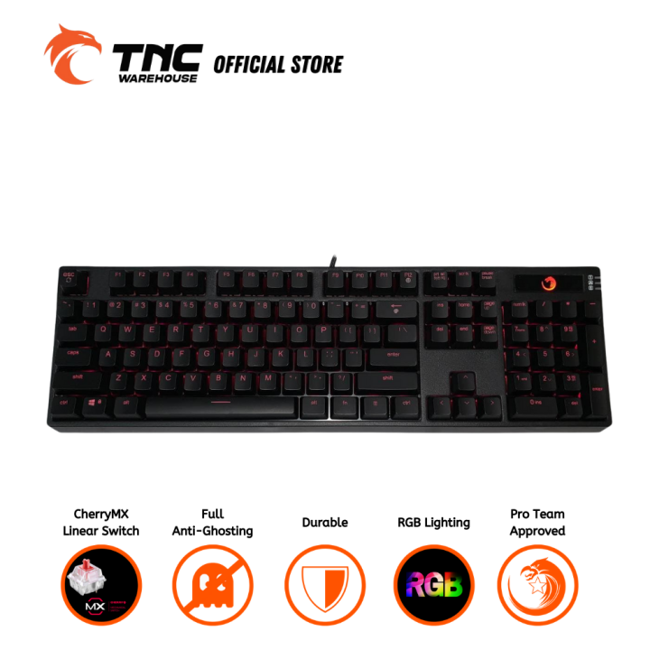 TNC Icarus RGB CHERRYMX RED Mechanical Gaming Keyboard | Lazada PH