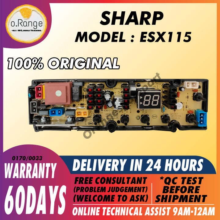 ESX115 Sharp 11KG WASHING MACHINE PCB BOARD (CONTROL BOARD ) PANEL ...