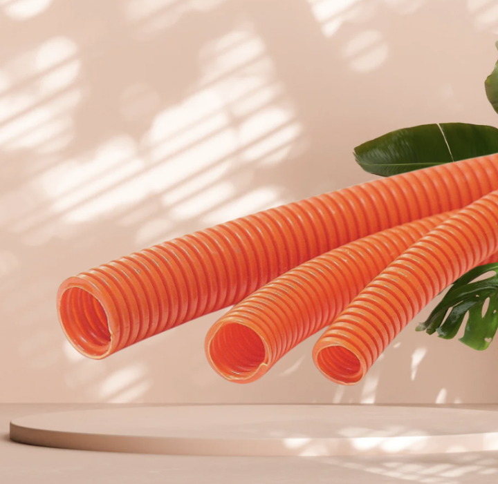 FLEXIBLE HOSE CORRUGATED PVC 50M 100M ORANGE | Lazada PH