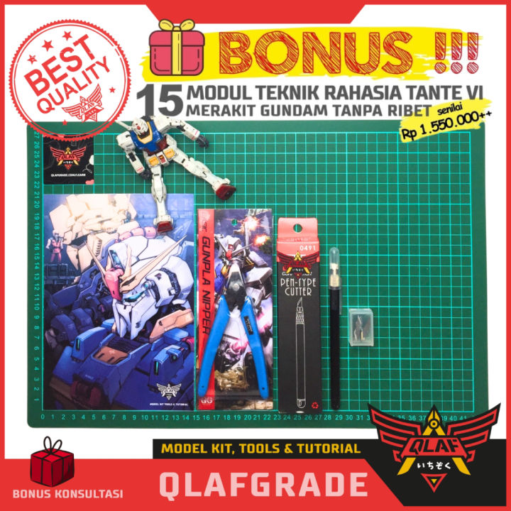 Alat Rakit Gunpla Pemula TOOLKIT GUNDAM (MINI SET) - A3 (LARGE) model ...