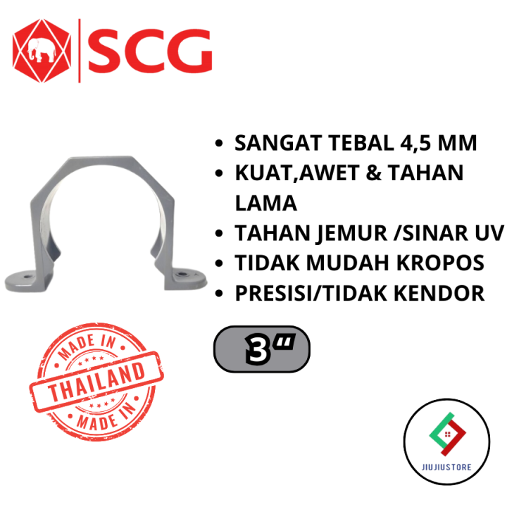 KLEM OMEGA PVC 3 INCH KLEM PIPA 3" SCG KLEM KUPING SCG 3 iNCH valve ...