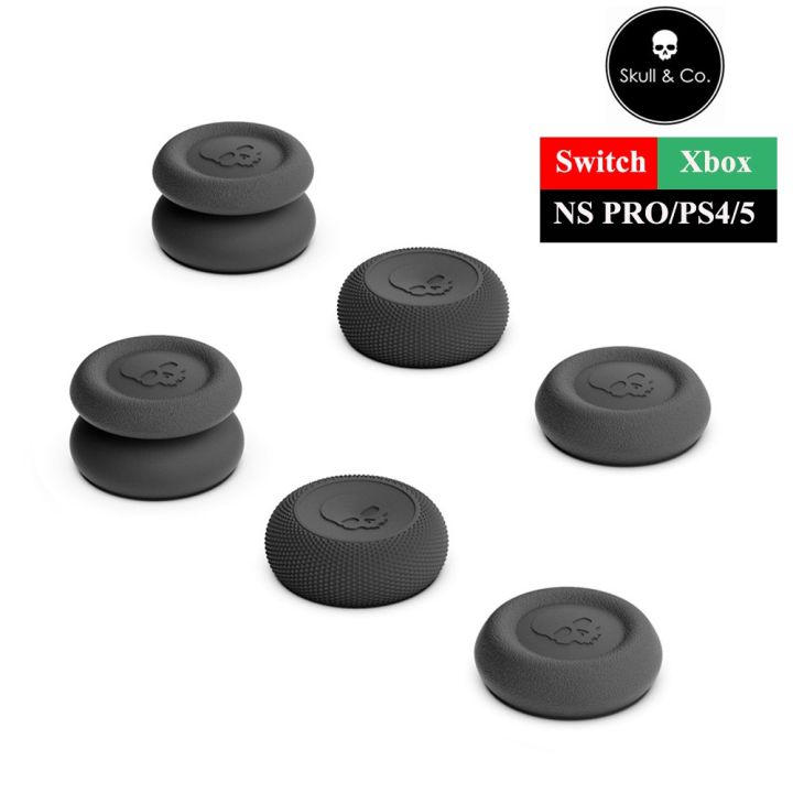 Skull & Co. Thumb Grip Set FPS CQC Joystick Cap Thumbstick Cover for Nintendo Switch / PS4 PS5 ...