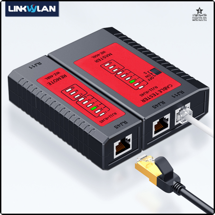 [ingj] WZ-468L Network Telephone RJ11 RJ12 RJ45 LAN Cable Tester ...