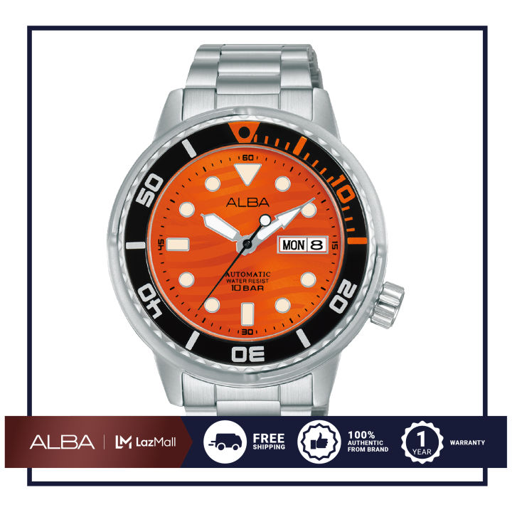 ALBA นาฬิกาข้อมือ Mini Tuna Automatic รุ่น AL4343X ขนาด 43 mm. | Lazada ...