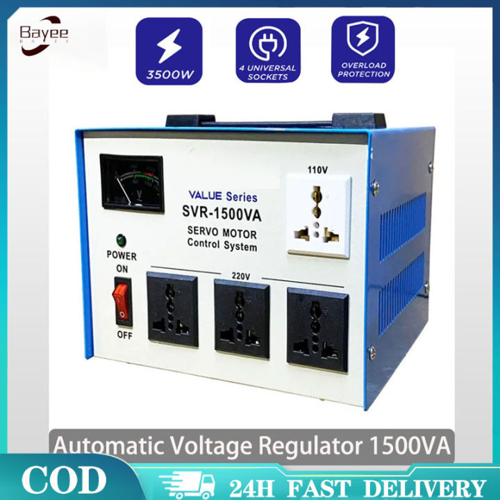 Motor Automatic Voltage Regulator 1000VA AVR 1500 VA for Refrigerator ...