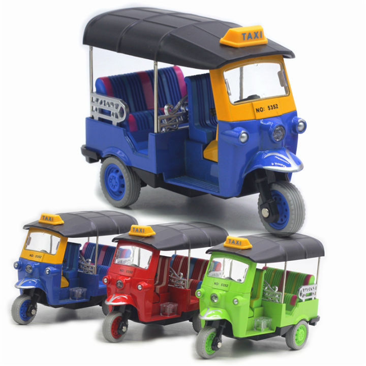 ProudNada Toys โมเดลรถเหล็ก รถตุ๊กๆ(มี 3 สีให้เลือก) TUK TUK THAILAND ...