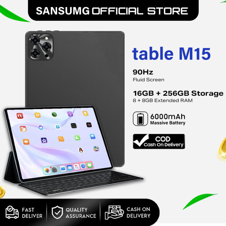 Samsung Tab M15 แท็บเล็ตอัจฉริยะ 12GB + 512GB Android 13 แท็บเล็ตสำหรับ ...