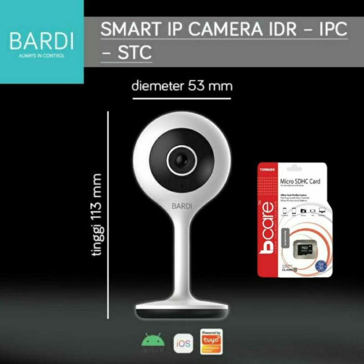 cctv wifi BARDI Smart Indoor STC IP Camera CCTV Wi-Fi IoT Home ...