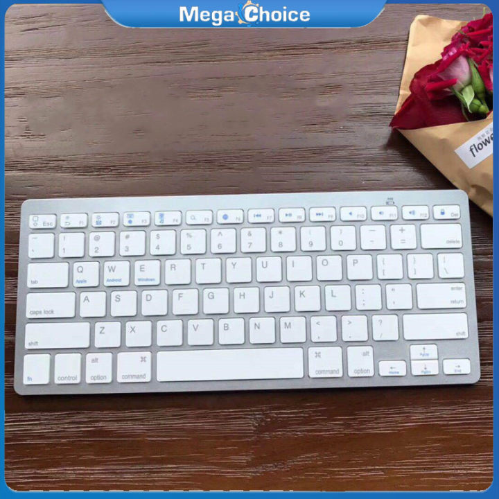 MegaChoice【100%Original】Wireless Bluetooth Keyboard Russian Spanish ...