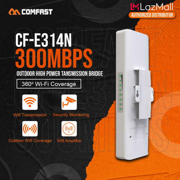 Comfast CF-E314N V2 | 300MBPS 2.4GHZ OUTDOOR MINI WIRELESS AP BRIDGE ...