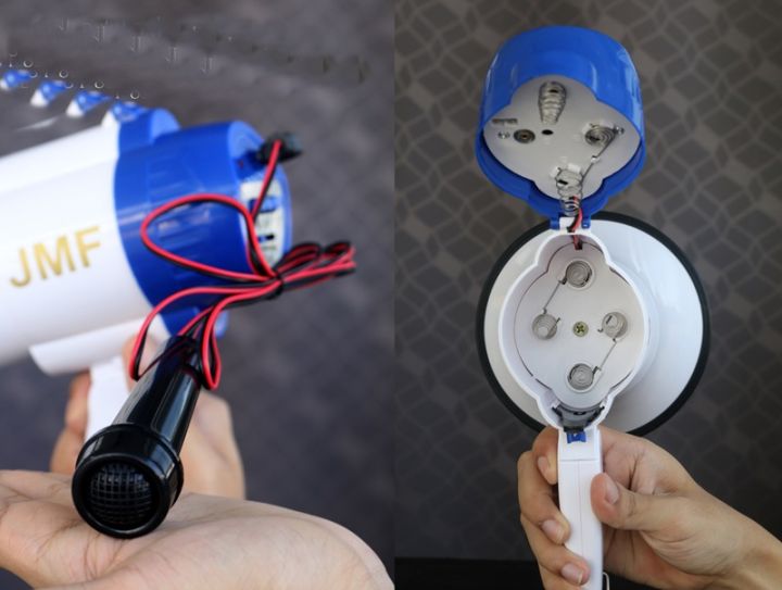 JMF โทรโข่ง รุ่น SD-8SL ขนาด 6 นิ้ว Megaphone 25 W (แถมถ่านชาร์จ+แถมไมค์) | Lazada.co.th