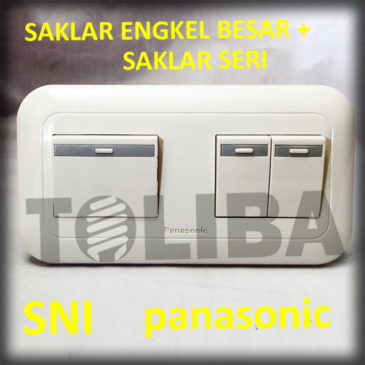saklar engkel besar + saklar seri inbow ib saklar triple panasonic SNI ...