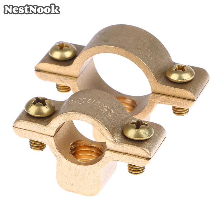 NestNook พอดี15 22 28 35 40mm OD Tube brass M10 PIPE Clamp Bracket ...