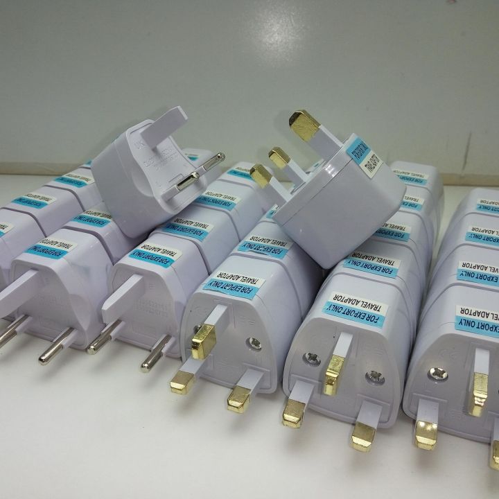 China To Malaysia Plug Adaptor / UK 3 Pin Travel Adaptor / US/EU/AU to ...
