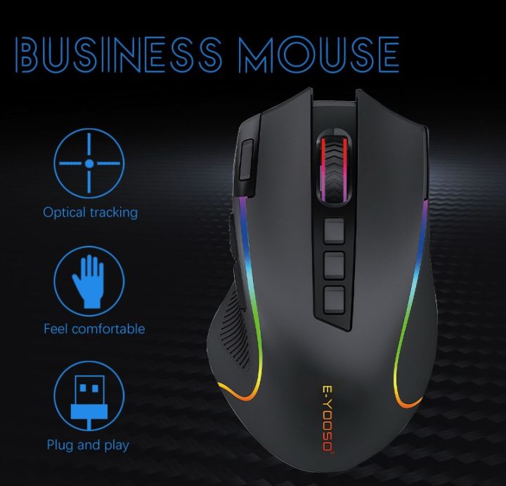E-element X-11 PC Wireless 2.4 Ghz Gaming Mouse USB RGB | Lazada PH