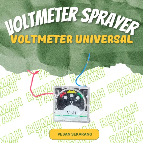 Volt meter sprayer voltmetre tangki listrik cas baterai voltmeter ...