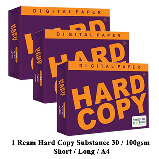 1 Ream Hard Copy 100gsm Bond Paper Digital Paper Substance 30 | Lazada PH