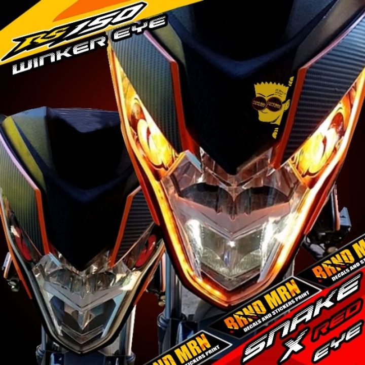 RS150 WINKER EYE STICKER TINT XSERIES | Lazada PH