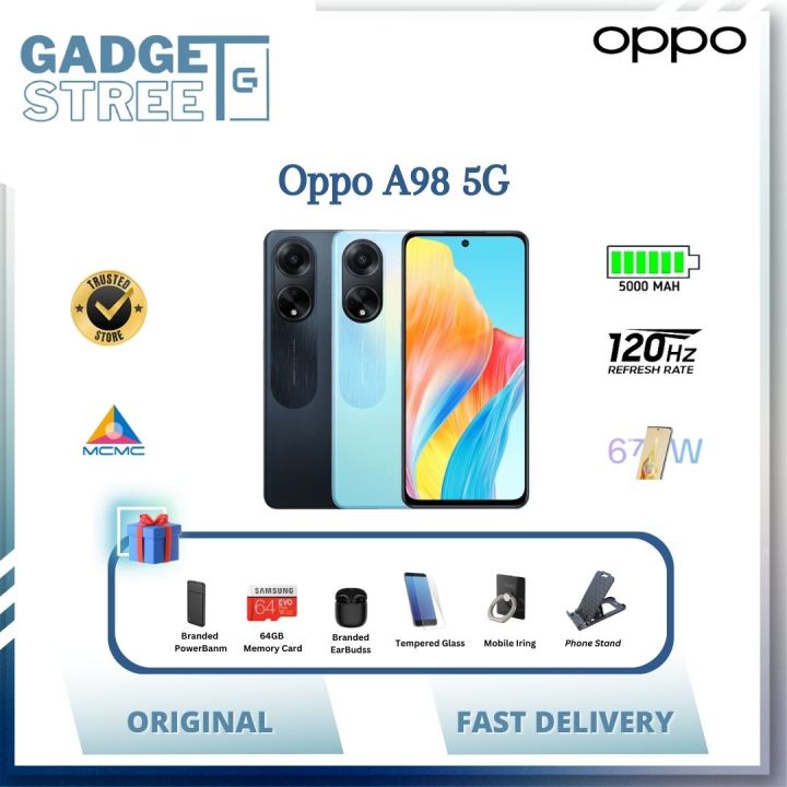 Oppo A98 5G (8GB Ram + 256GB Rom) Original 1 Year Oppo Warranty 5G ...