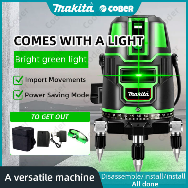 【READY STOCK】leveling tools original 5Line Laser Level Digital Self ...