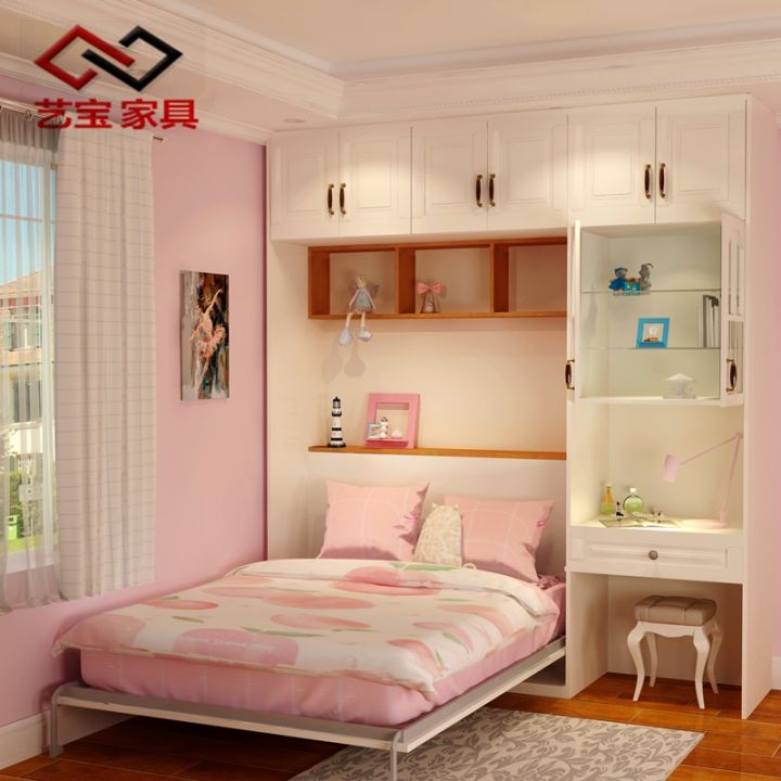 Nanning Yibaoweier folding bed custom bookcase hidden bed closet bed ...