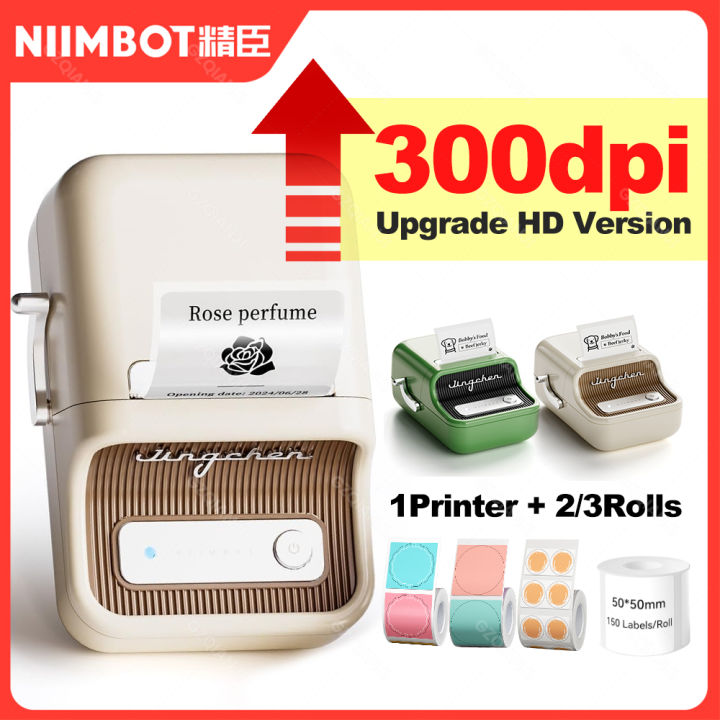 459 B21 B21PRO 300dpi New Niimbot Thermal Label Sticker Wireless Bluetooth Mobile Portable Mini ...