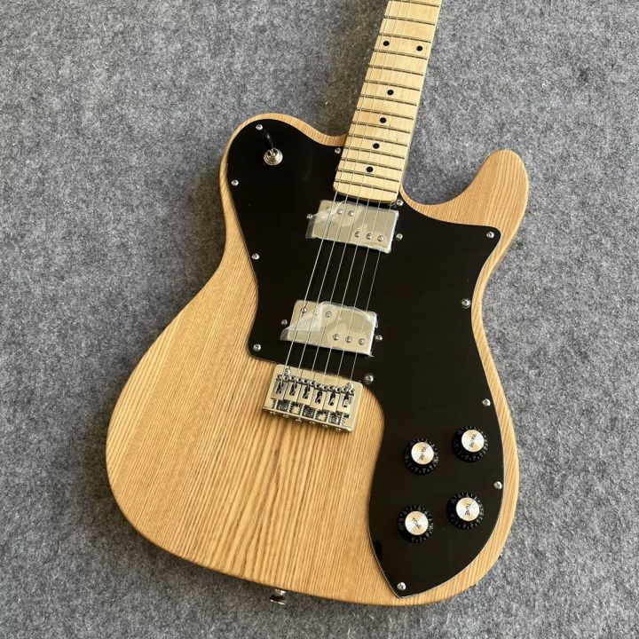 Fender Telecaster Deluxe Electric Guitar Natural Wood Color ...
