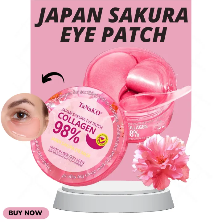 [Original] Japan Sakura Eye Patch Collagen 98% - The Ultimate Eye Care ...