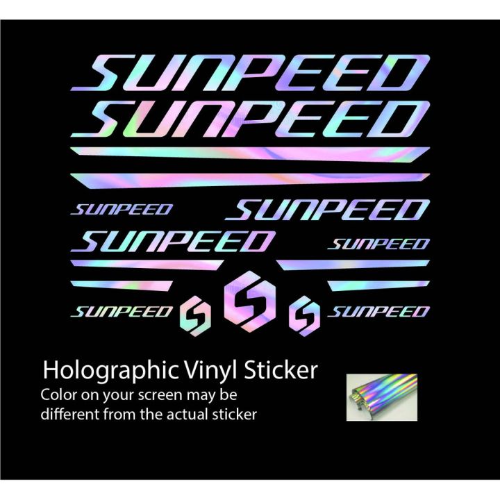 SUNPEED bicycle frame sticker decal | Lazada