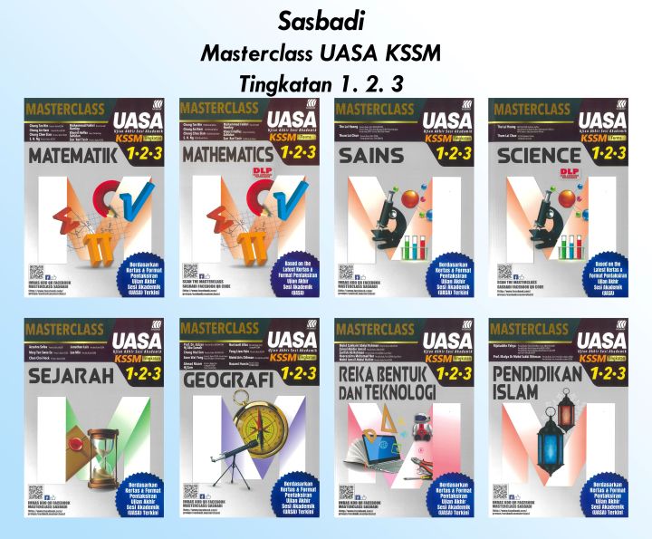 Sasbadi Masterclass Uasa Kssm Tingkatan 1 2 3 Lazada
