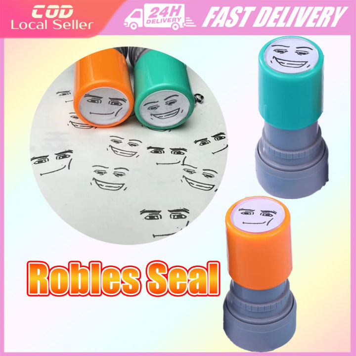 Funny Expression Stamp Creative Self-Inking Stamp 1pc Roblox Stamp Diy ...
