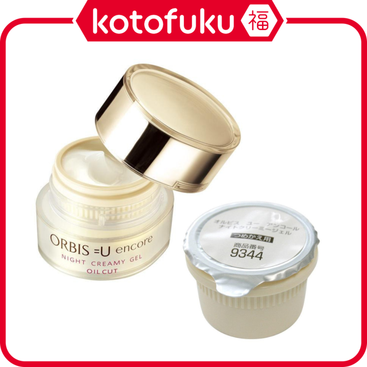 Orbis Orbis U Encore Night Creamy Gel in Bottle 30g / Refill 30g | Lazada PH