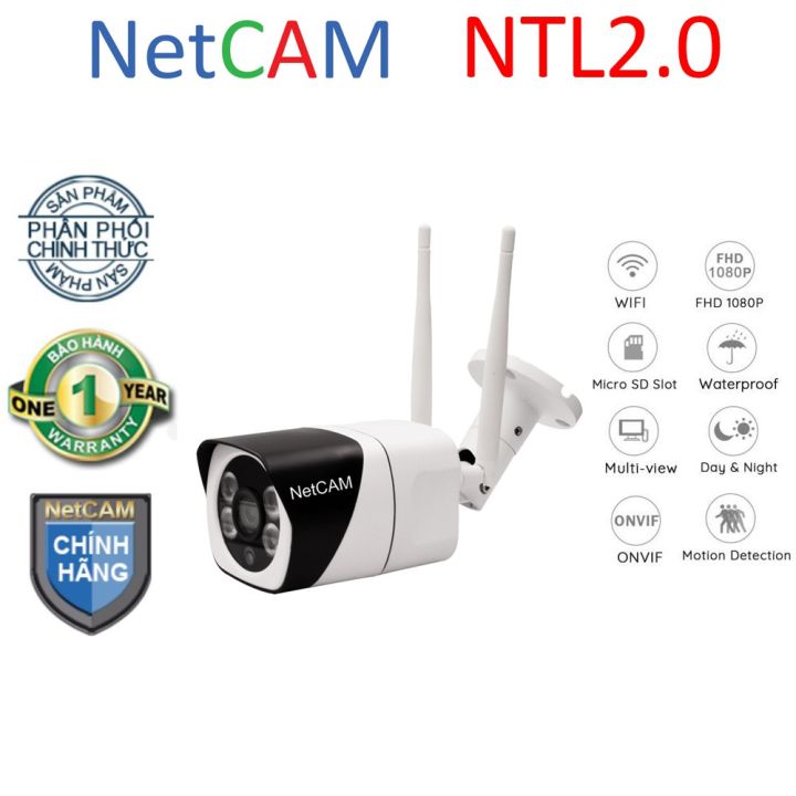 [HCM]Camera Giám Sát IP Wifi Ngoài Trời NetCAM NTL2.0 / NTL3.0 - Hãng ...