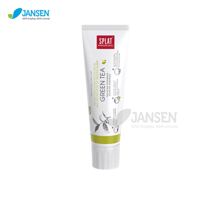 SPLAT Professional Series Green Tea Toothpaste 20 ml dan 100ml - Pasta ...