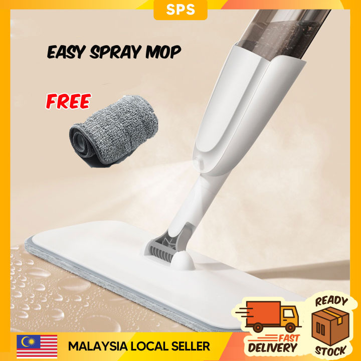 SPS EASY SPRAY MOP FREE 1PCS MICROFIBER PAD/ MAGIC MOP/ MOP LANTAI ...