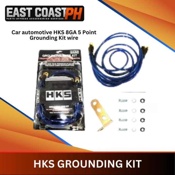 Car automotive HKS 8GA 5 Point Grounding Kit wire | Lazada PH
