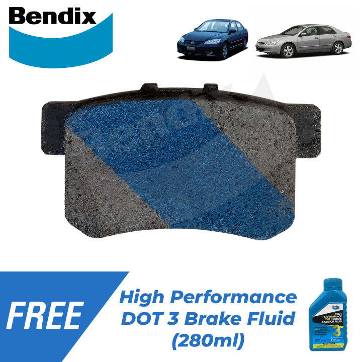 Bendix Brake Pads GCT DB1230 Rear Set for Honda Civic and Jazz 2004-2006 | Lazada PH