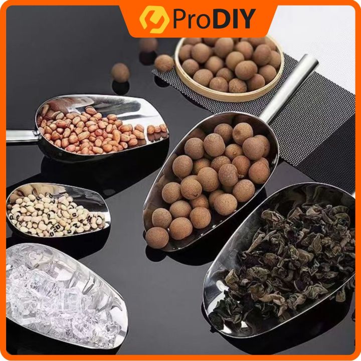 Stainless Steel Ice Scoop Candy Scoopers Food Scoop Multipurpose Shovel ...