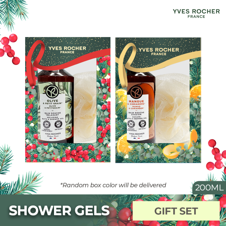 [HOLIDAY GIFT SETS] Yves Rocher Gift Set Shower Gel 200ml with FREE ...