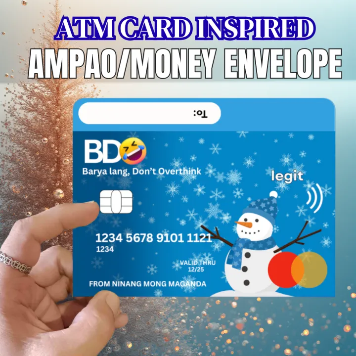 AREMZ ATM Style Angpao Money Envelope – Christmas & New Year Holiday ...