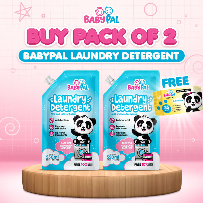 Babypal Antibacterial Baby Laundry Detergent Wash Refill Liquid ...