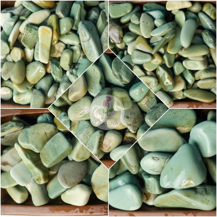 Batu Alam Hijau Flores 1Kg | Batu alam Hijau | Lazada Indonesia