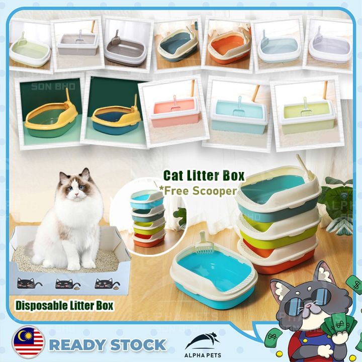ALPHA PETS Malaysia European Style Cat Litter Box Cat Litter Tray ...