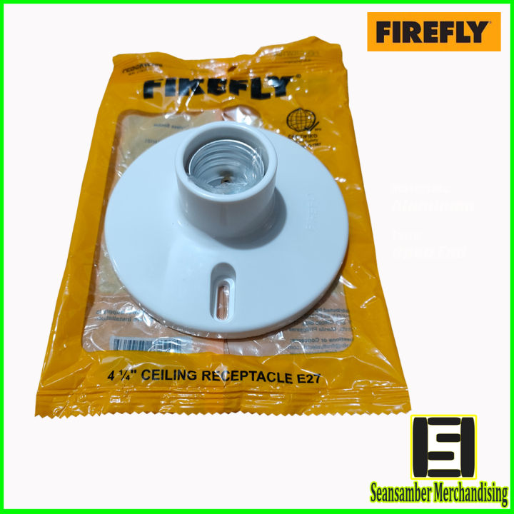 Firefly E27 Ceiling Receptacle 4-1/4" White Bokilya | Lazada PH