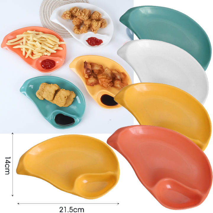 Sauce Dishes Mango Shape Bowl Vinegar Seasoning Solid Soybean Dish ...