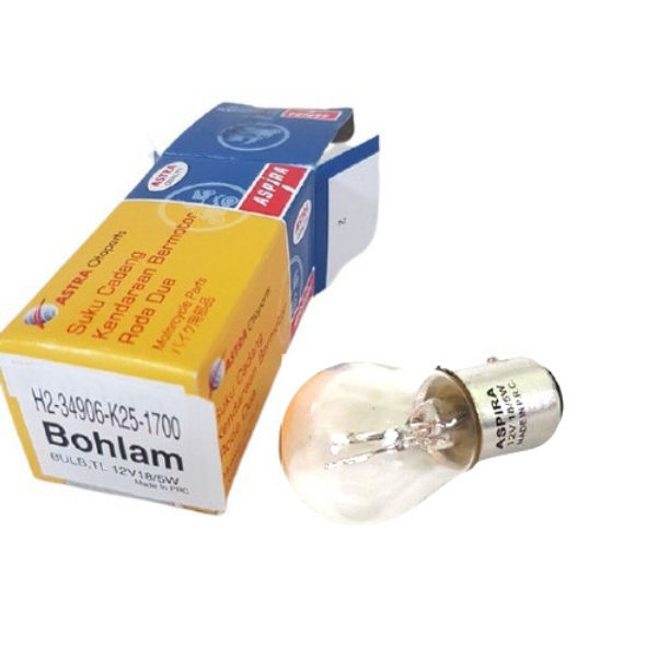 ASPIRA BULB STOP 12V-18W SPAREPART MOTOR | Lazada Indonesia