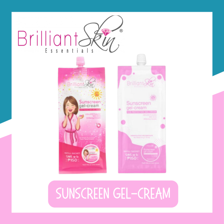 Authentic Brilliant Skin Sunscreen Gel-Cream Classic 50gms| Facial ...