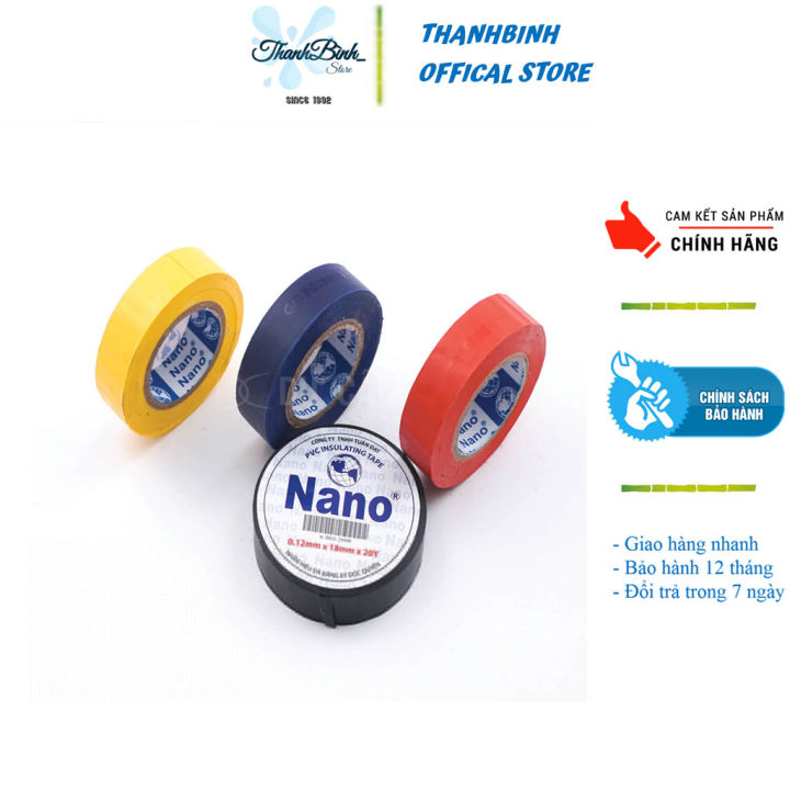 BĂNG DÍNH ĐIỆN NANO- SIÊU DÍNH NHIỀU MÀU LỰA CHỌN/ BẢN 1.8CM DÀI 5M/ 10M | Lazada.vn
